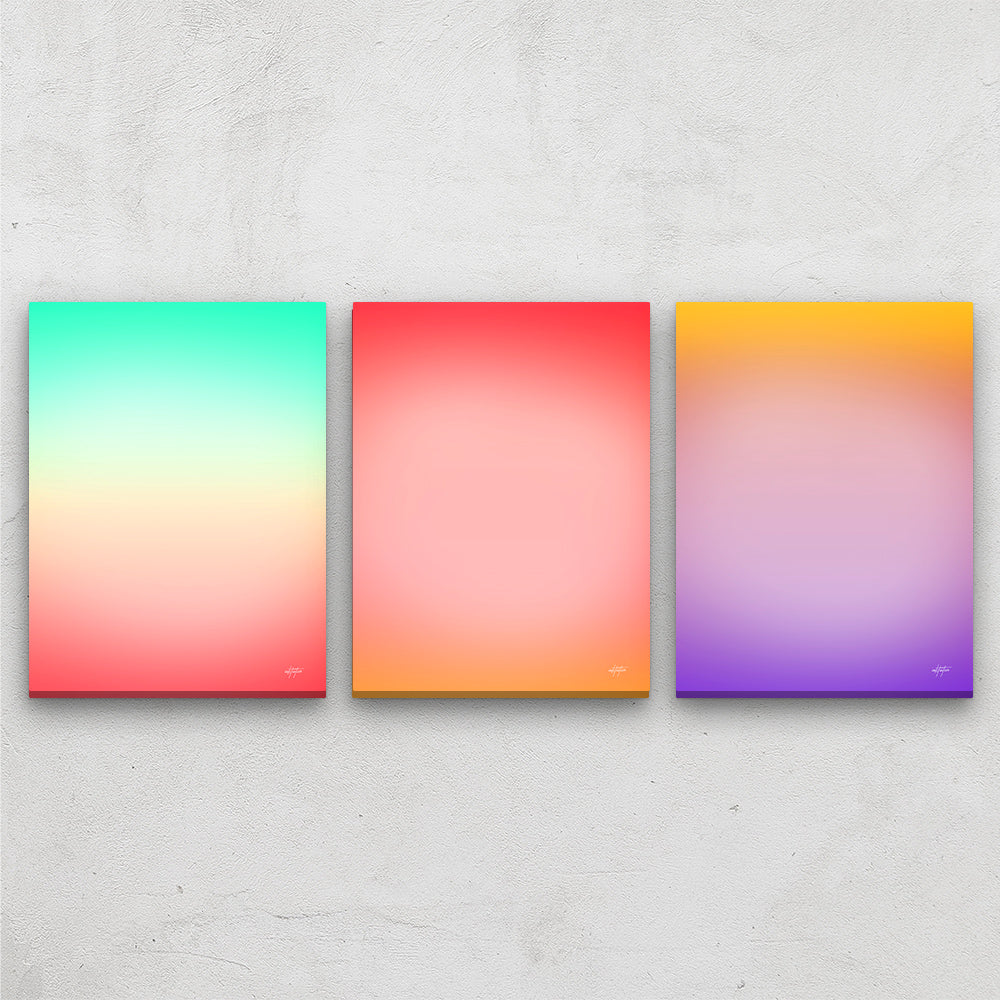 Solar Spectrum abstract canvas art: the awe & rhythm of the sun ...