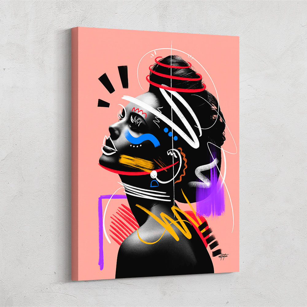 Captivating Woman's Portrait Wall Decor | Elevate Your Home with ...