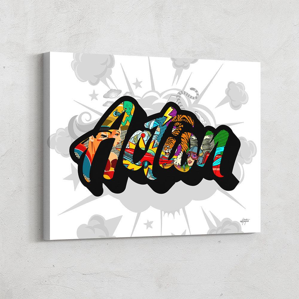 ACTION: This inspirational canvas art EXPLODES with beauty… – Inktuitive