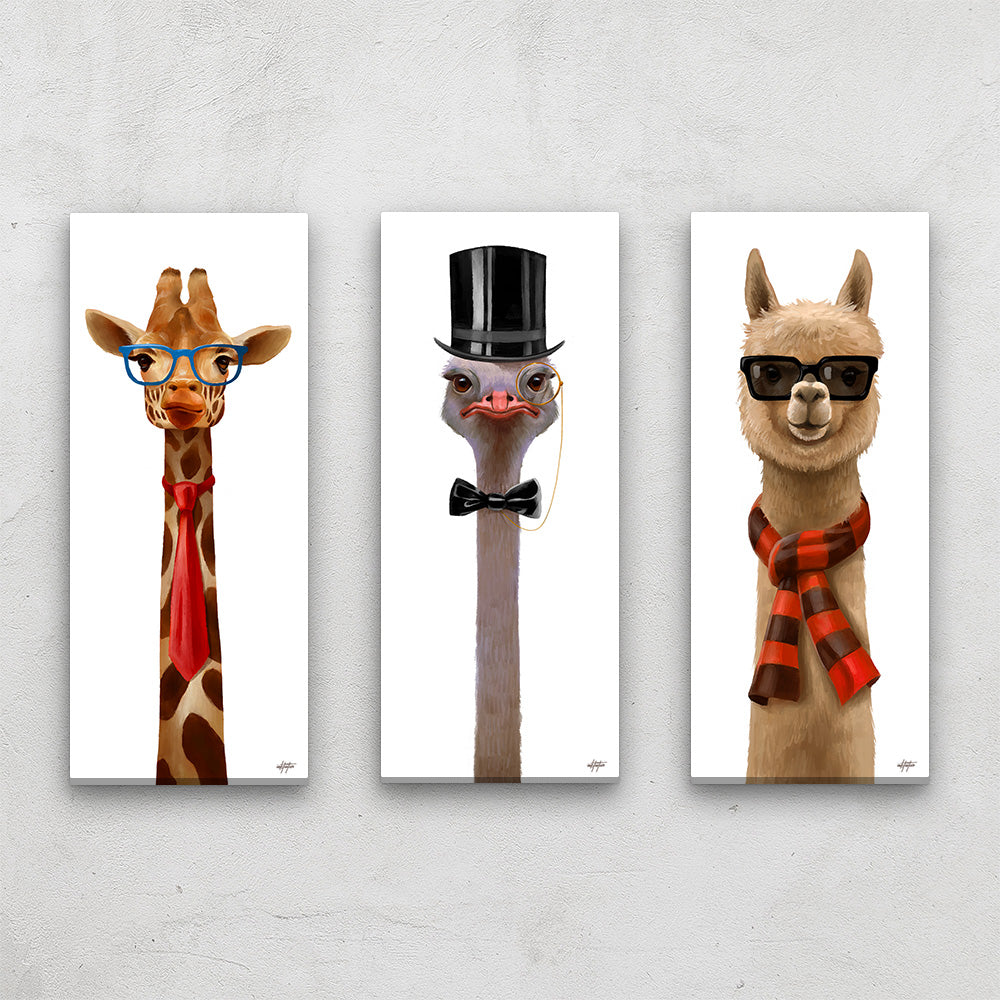 Wild Trio Set: Sophisticated Animal Art That Vibes – Inktuitive