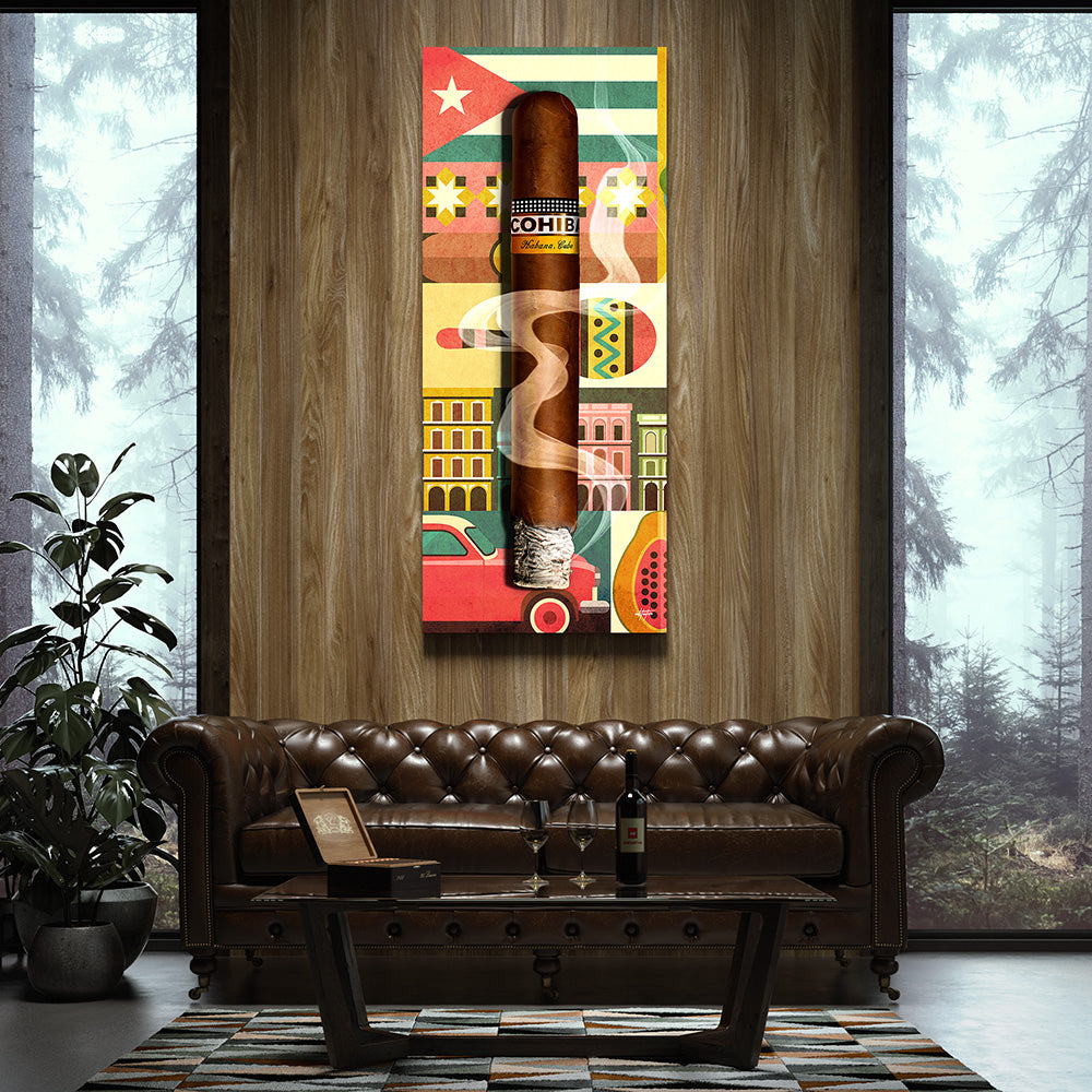 Art Deco Cigar Wall Art