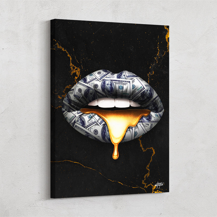 Lipstick And Money Background