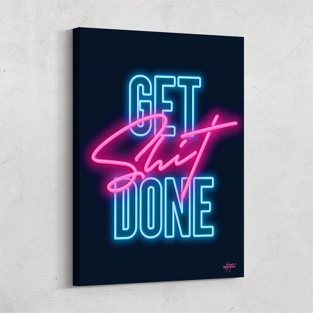 Get It Done: Motivational Art Print | Inktuitive
