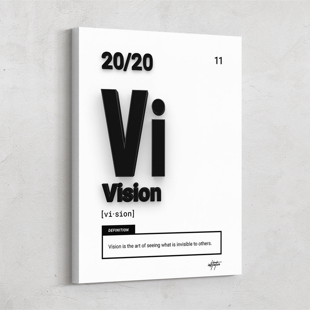 Periodic Vision: Element motivational wall art to crystallize success ...