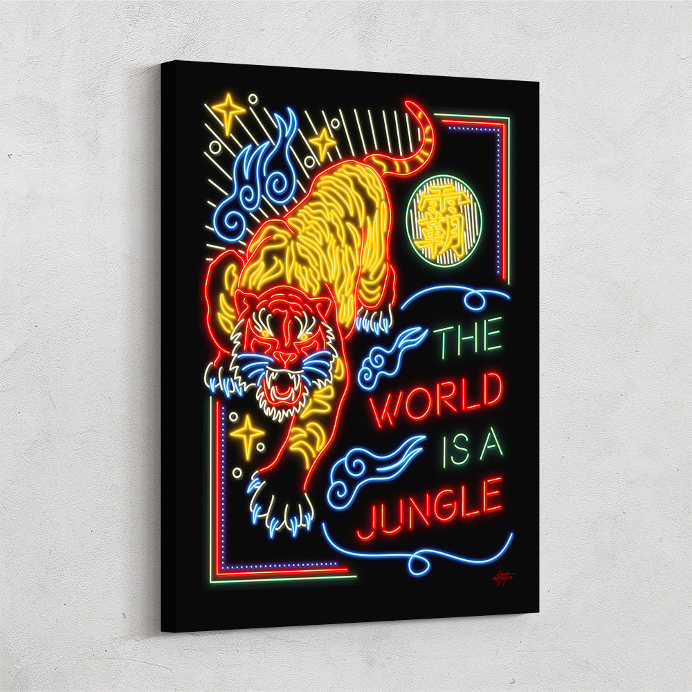 Neon Jungle: Inspirational canvas art to take what’s YOURS – Inktuitive