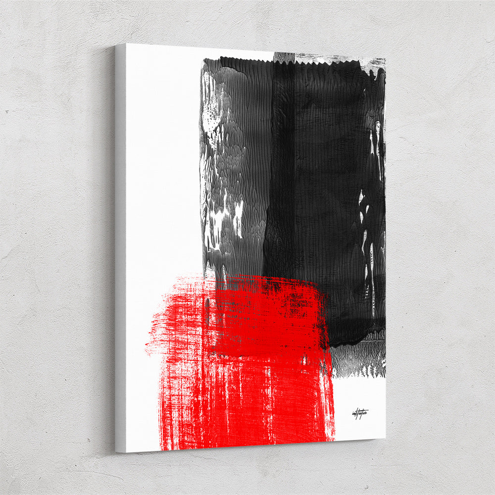 Do you ‘get it’? Tokyo Ink #2 Abstract Canvas Art – Inktuitive