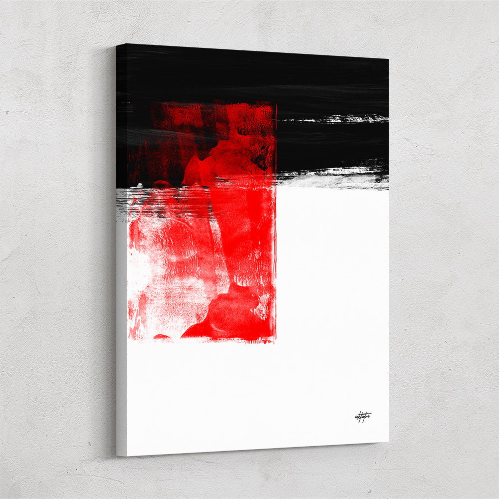Hidden Eternity: Tokyo Ink #4 Abstract Canvas Art – Inktuitive